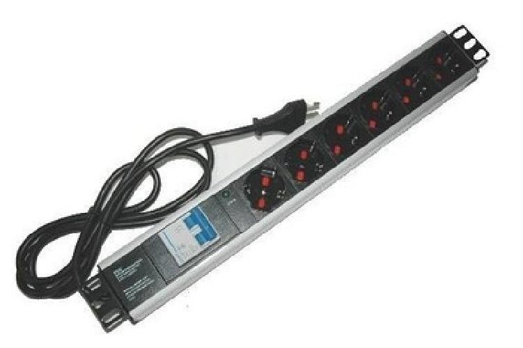 MULTIPRESA PER RACK 19" 6 PRESE (LP954)