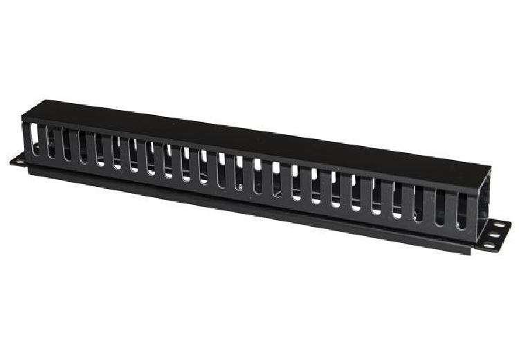 PANNELLO PASSACAVI 1 UNITA A GABBIA PER RACK CON COPERCHIO SCORREVOLE ...